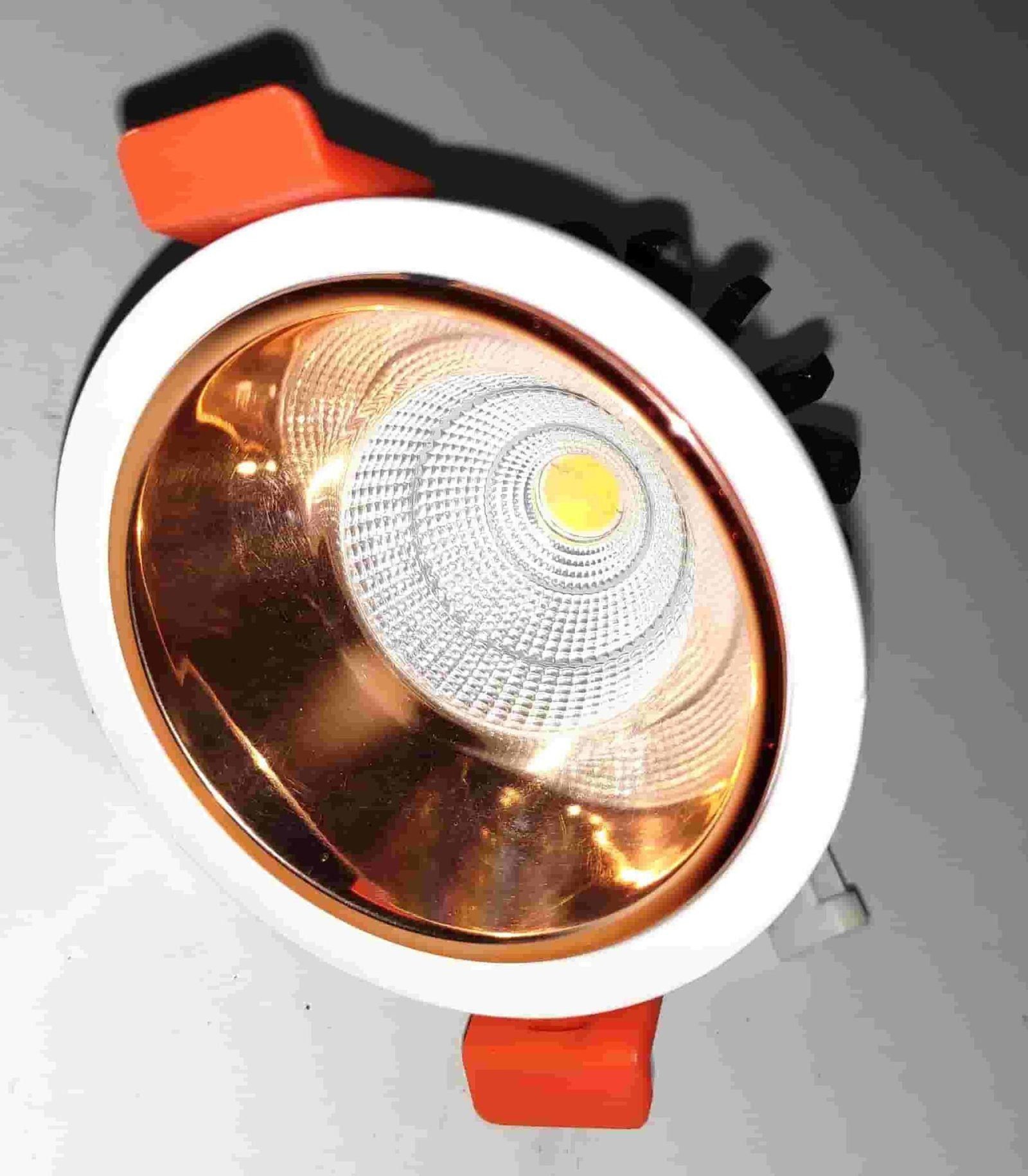 Shop LED COB Light White And Rose Gold 12W - Prayag Lite